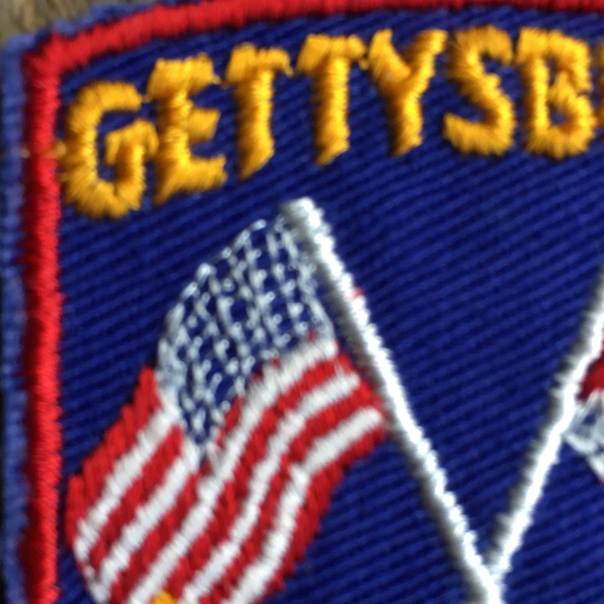 Gettysburg Vintage Souvenir Travel Patch From Voyager New in | Etsy