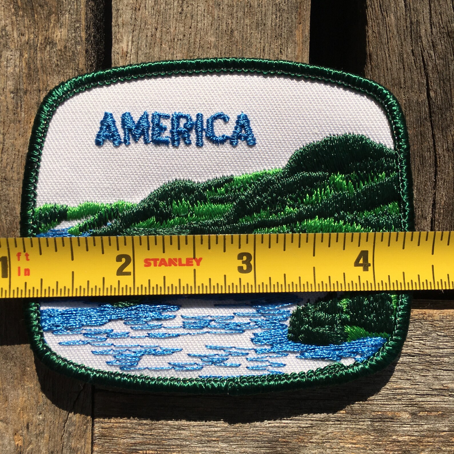 America Vintage Travel Souvenir Patch From Voyager - Etsy