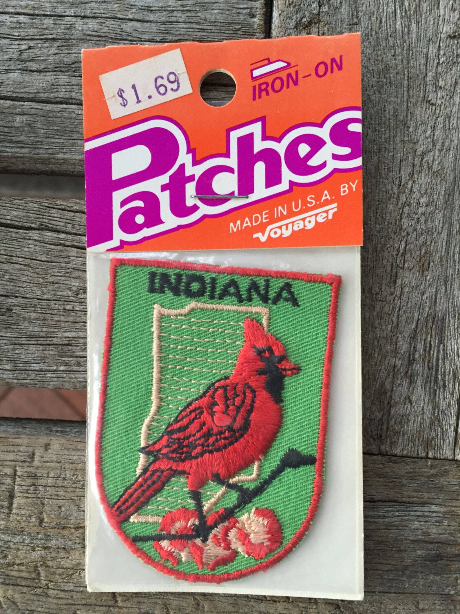 Indiana Vintage Souvenir Travel Patch From Voyager - Etsy