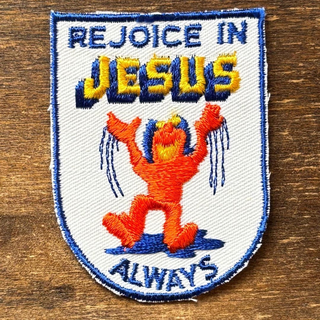 Rejoice in Jesus Always! Vintage Souvenir Patch From Voyager - Etsy