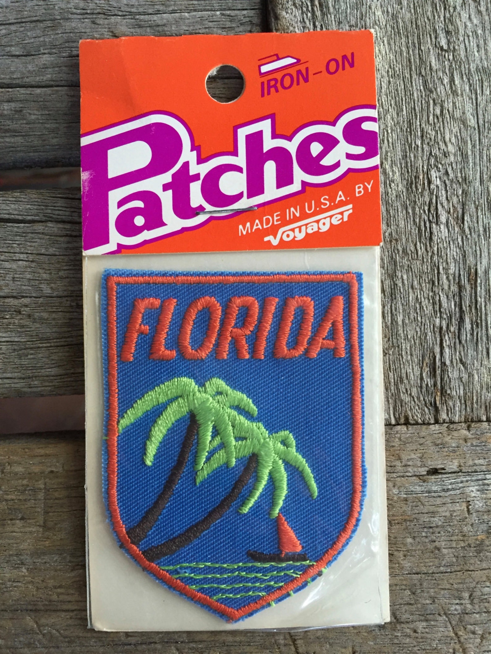 Florida Vintage Souvenir Travel Patch From Voyager | Etsy