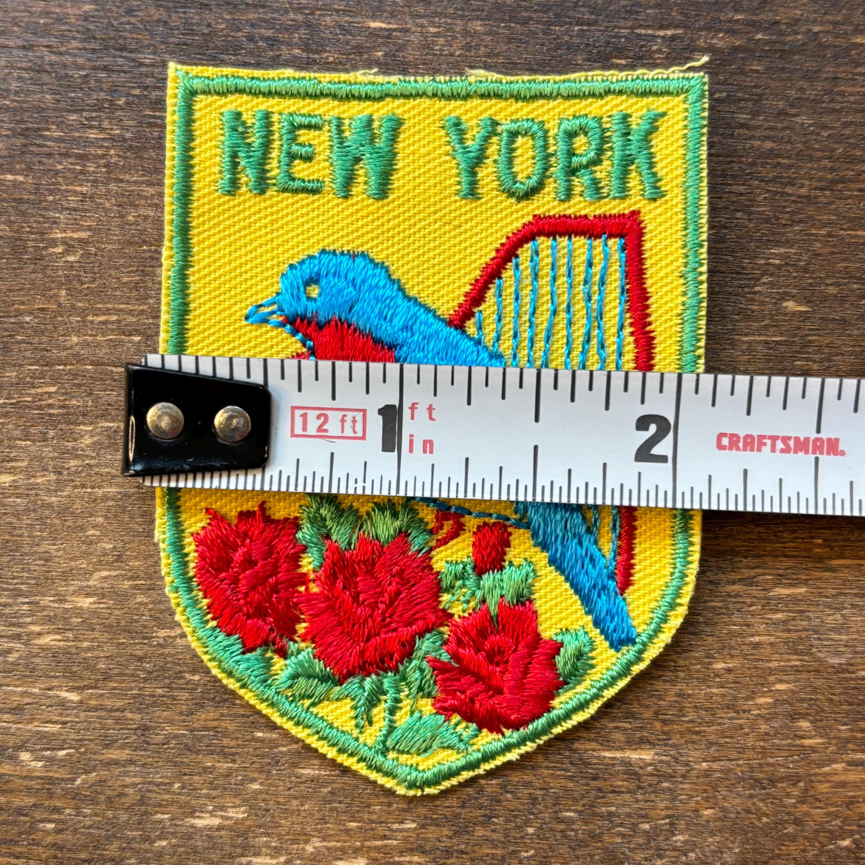 New York Vintage Souvenir Travel Patch From Voyager - Etsy