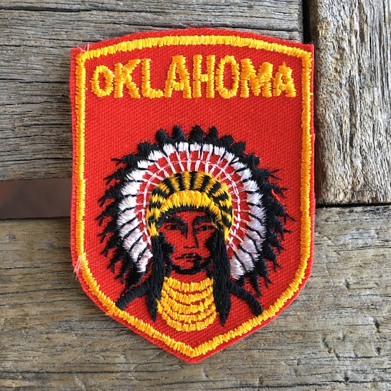 Oklahoma Vintage Souvenir Travel Patch From Baxter Lane | Etsy