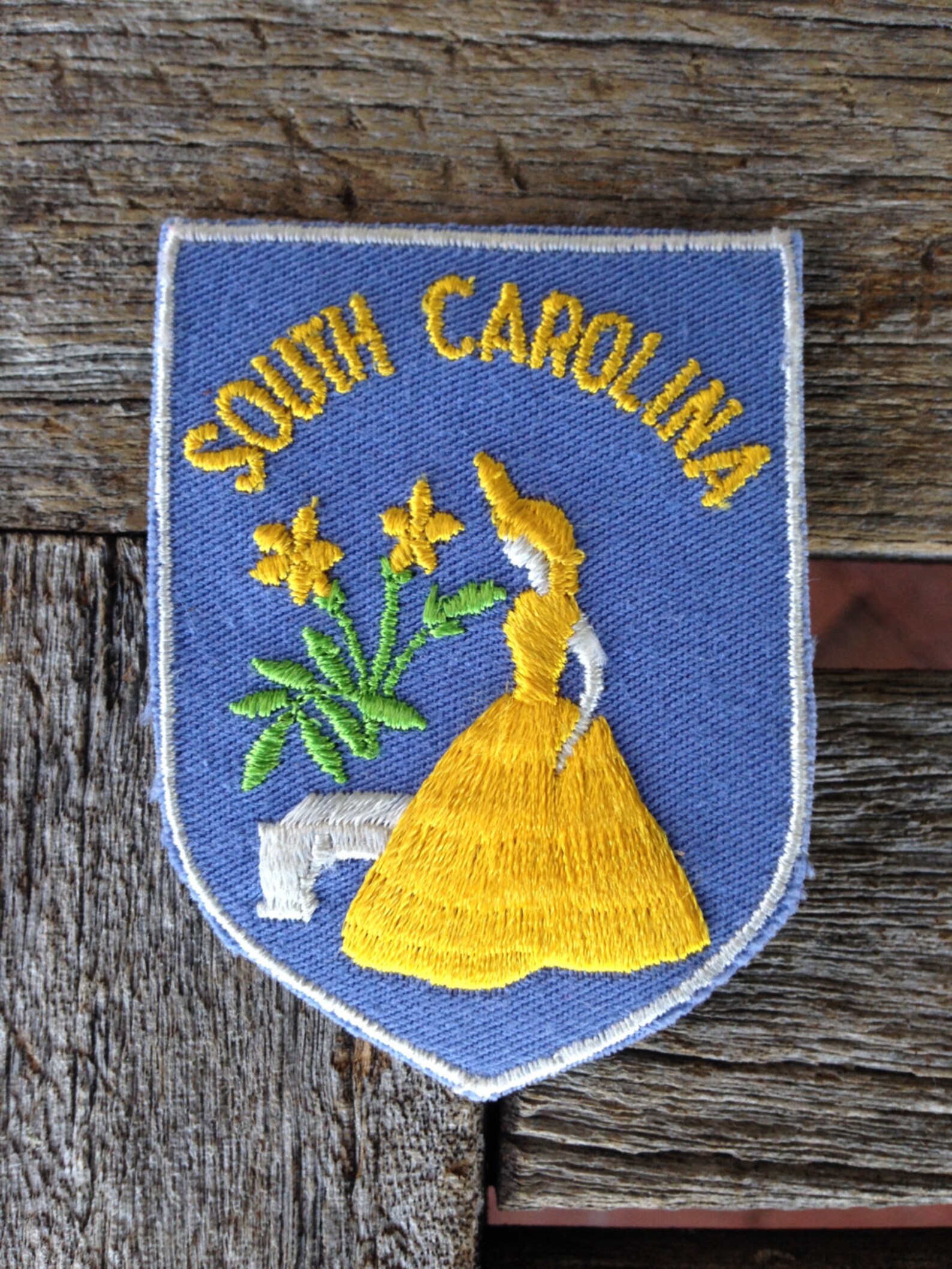 South Carolina Vintage Souvenir Travel Patch From Voyager | Etsy