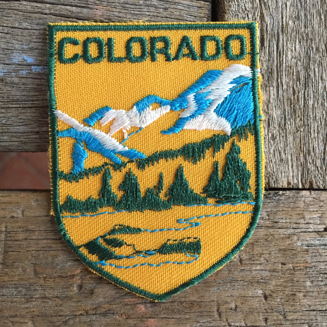 Colorado Vintage Souvenir Travel Patch From Voyager - Etsy