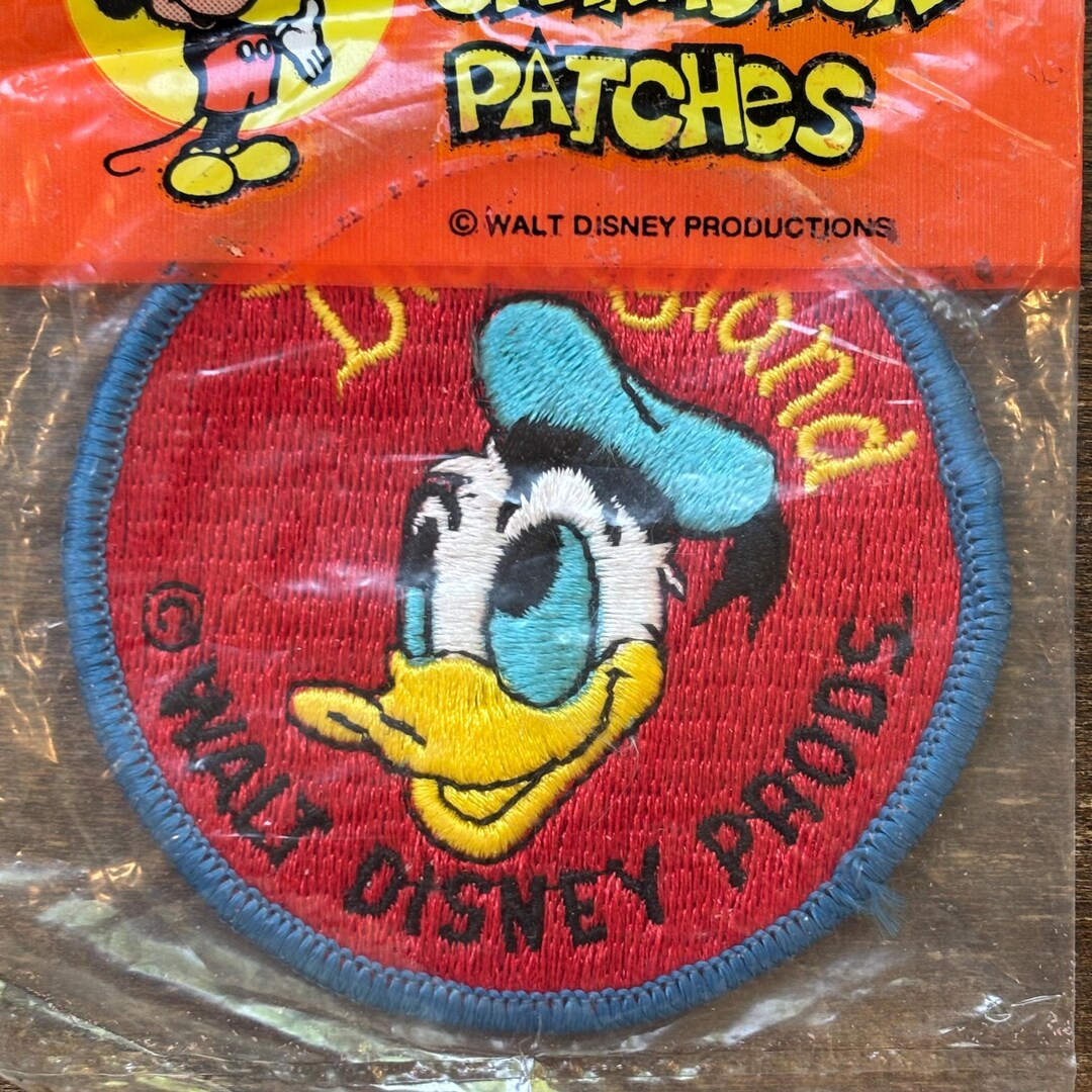 Disneyland Donald Duck Vintage Patch With Original Price Sticker - Etsy