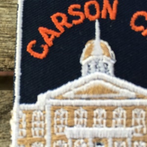 Carson City Nevada Vintage Souvenir Travel Patch From Voyager - Etsy