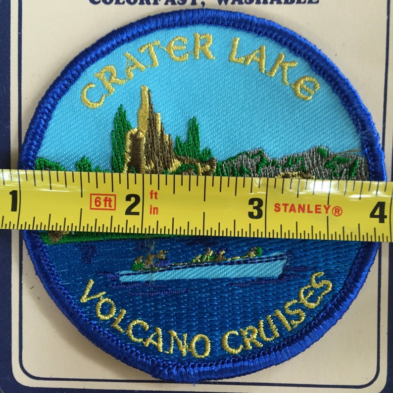 Crater Lake Volcano Cruises Vintage Souvenir Travel Patch - Etsy