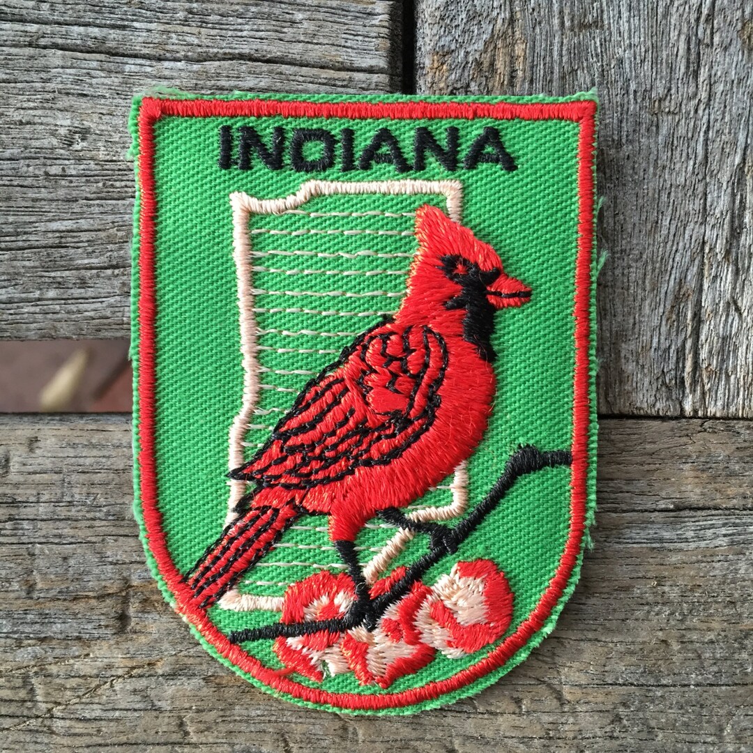 Indiana Vintage Souvenir Travel Patch From Voyager - Etsy