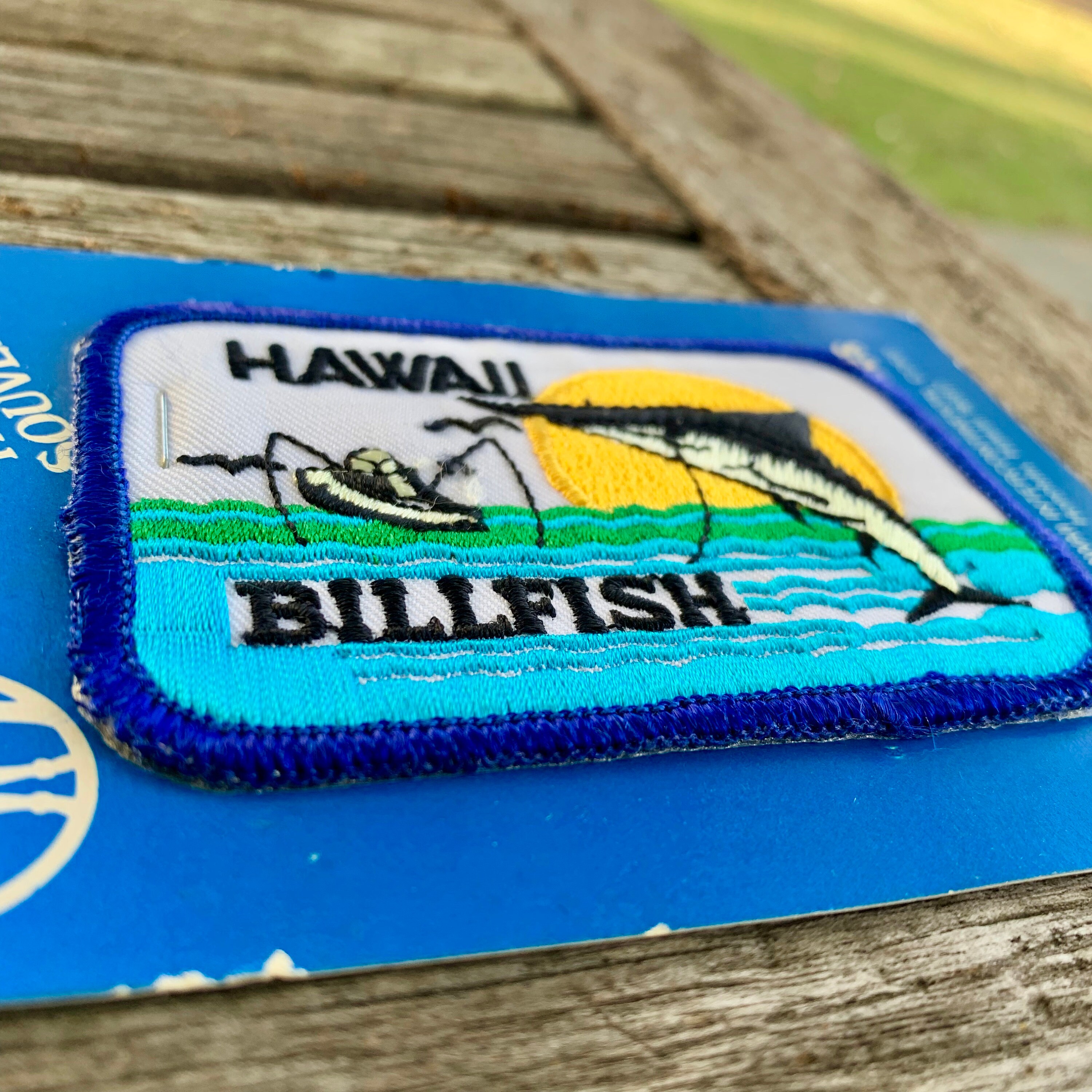 Hawaii Billfish Vintage Souvenir Travel Patch Postcard From - Etsy