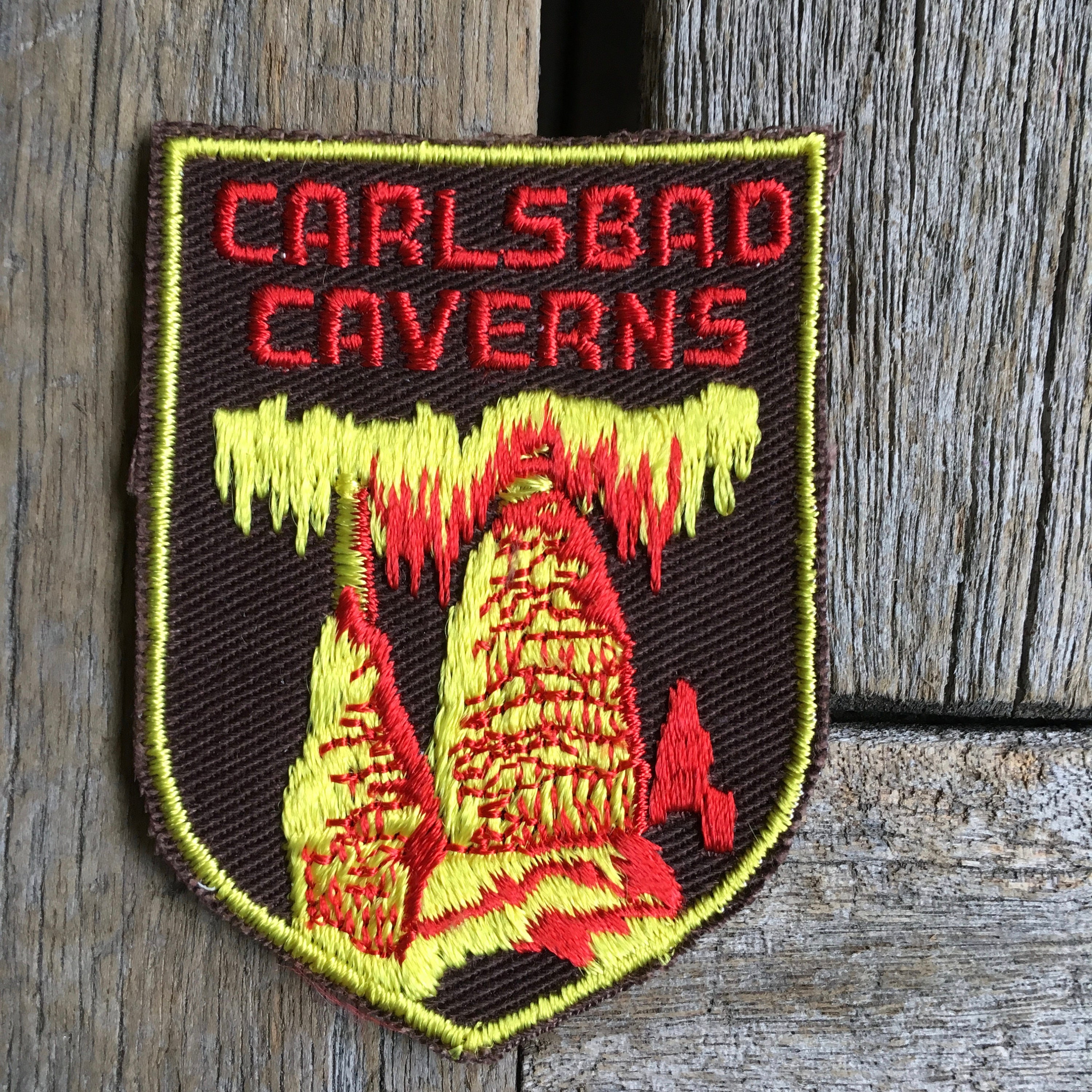 Carlsbad Caverns New Mexico Vintage Souvenir Travel Patch From | Etsy