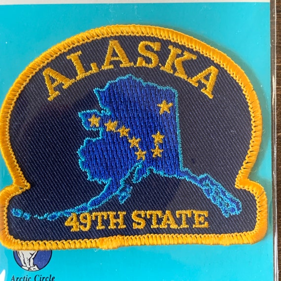 Alaska 49th State Vintage Souvenir Travel Patch from … - Gem