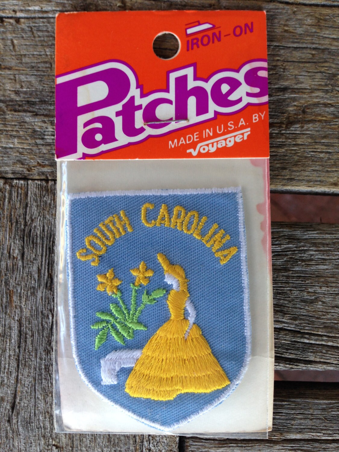 South Carolina Vintage Souvenir Travel Patch From Voyager | Etsy