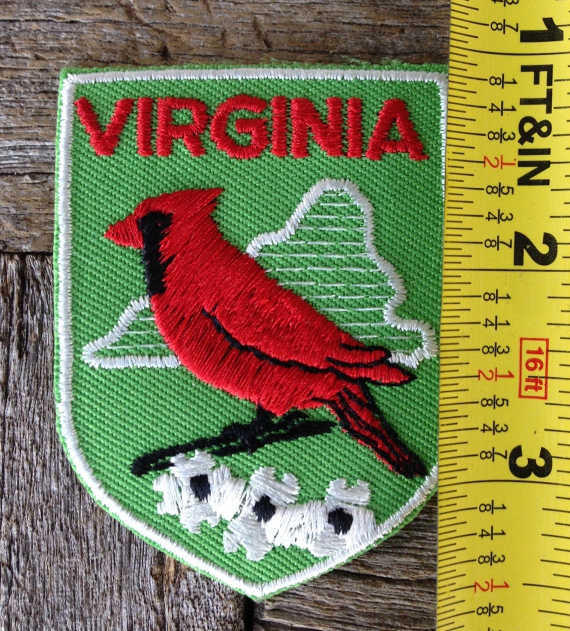 Virginia Vintage Souvenir Travel Patch From Baxter Lane | Etsy