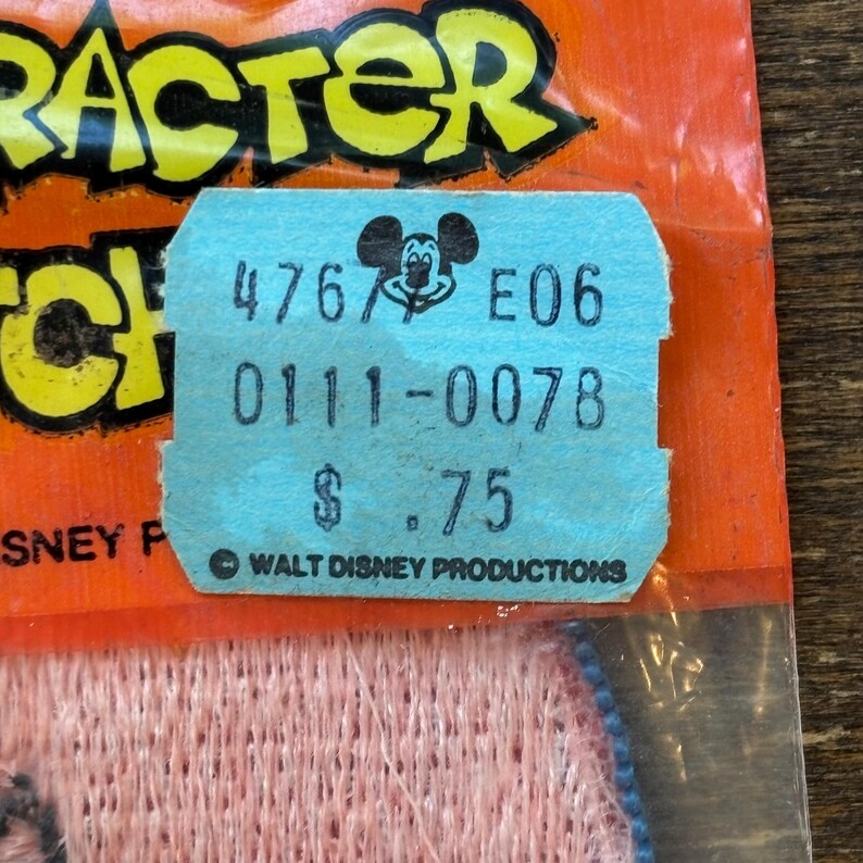 Disneyland Donald Duck Vintage Patch With Original Price Sticker - Etsy