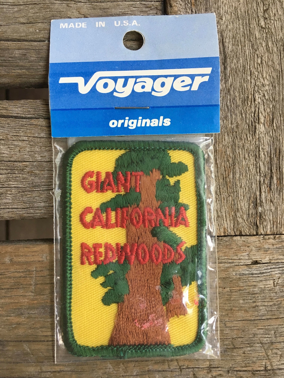 Giant California Redwoods Vintage Travel Souvenir Patch From | Etsy