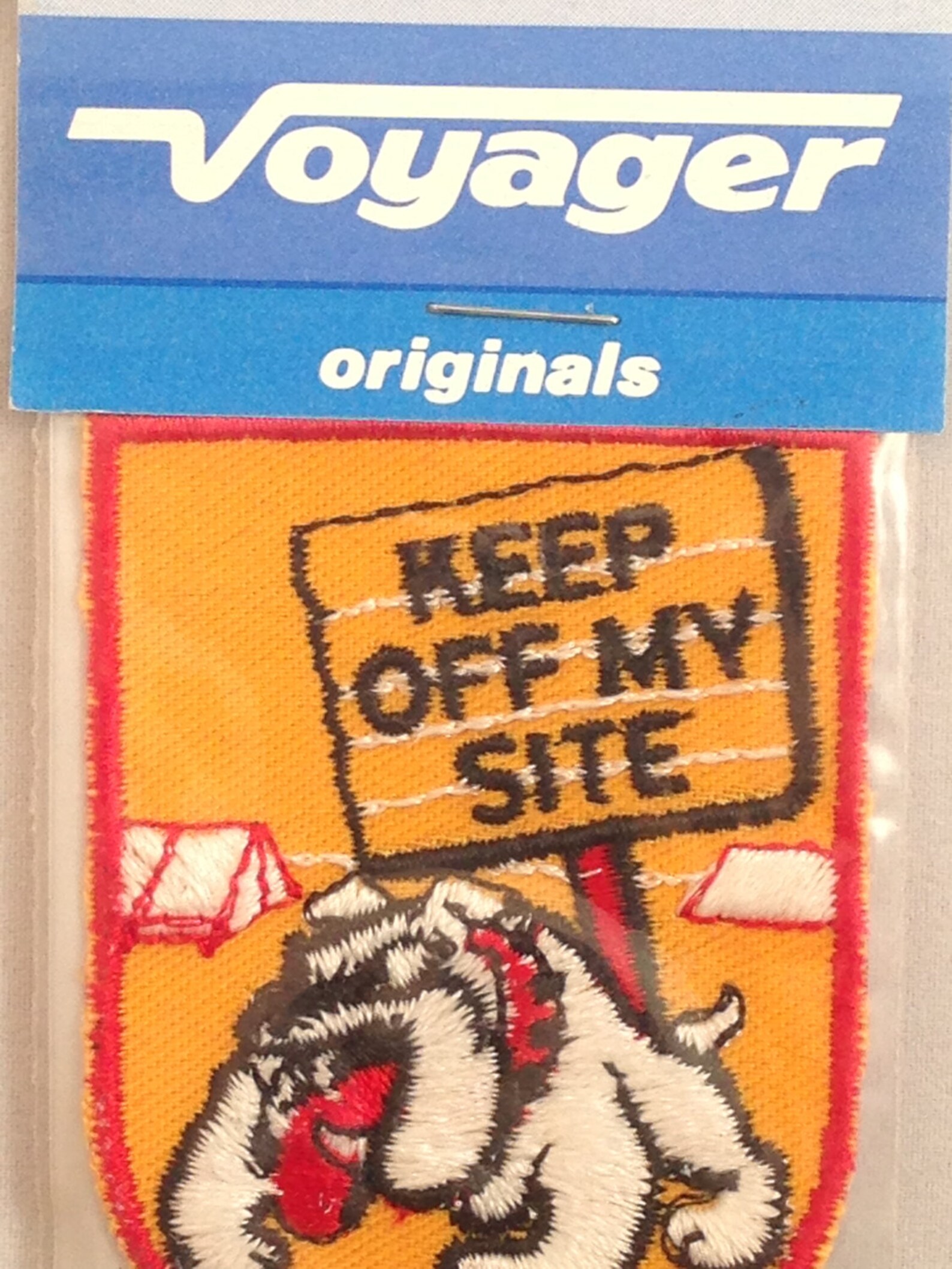 Keep off My Site Vintage Camping Travel Patch From Voyager - Etsy