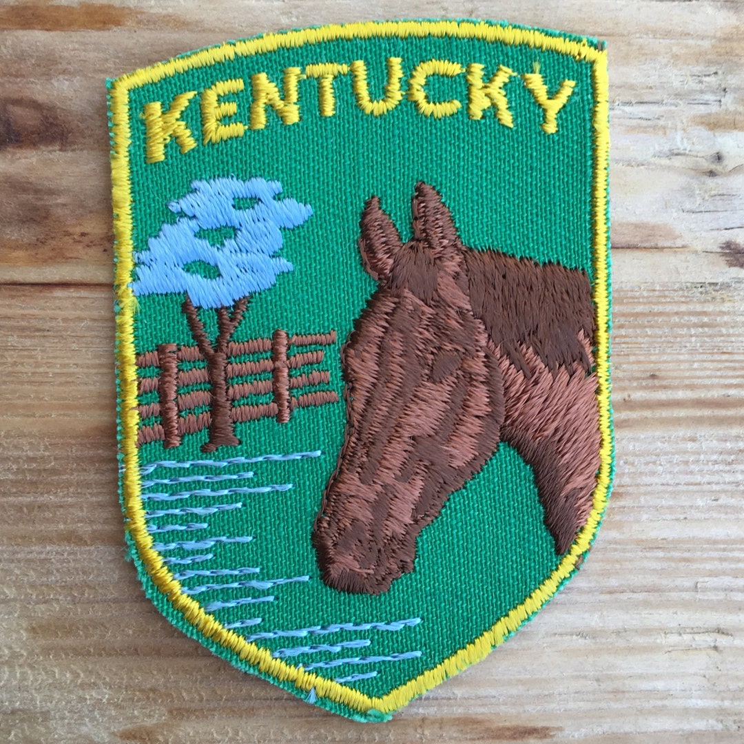 Kentucky Vintage Souvenir Travel Patch From Voyager - Etsy