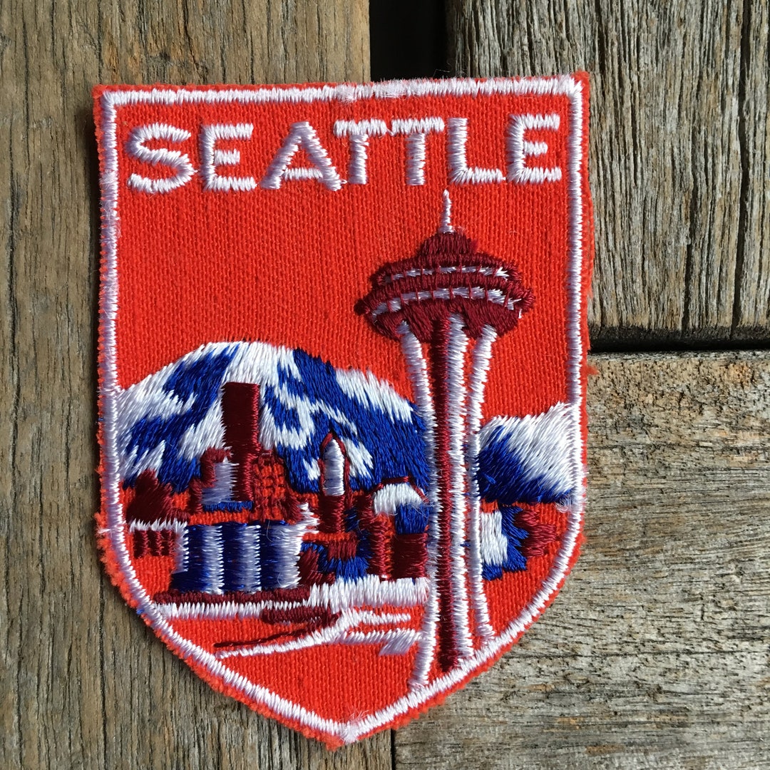 Seattle, Washington Vintage Souvenir Travel Patch From Voyager - Etsy
