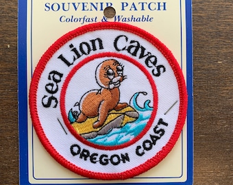 Sea Lion Caves Oregon Coast Patch - Etsy