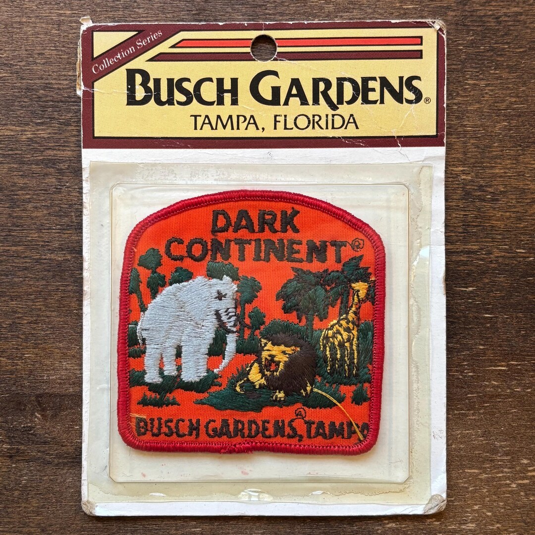 Busch Gardens, Dark Continent, Tampa Florida Vintage Souvenir Travel ...