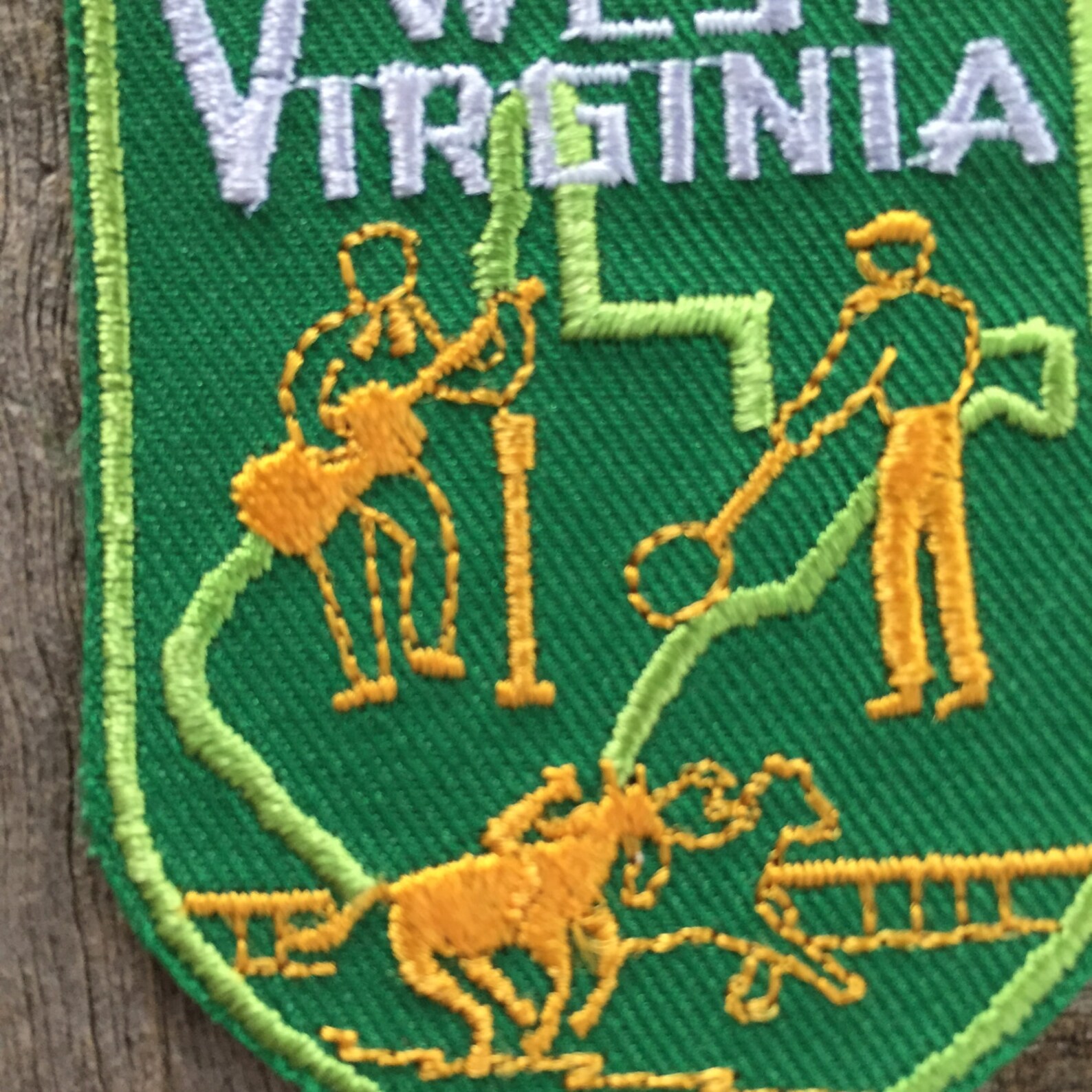 West Virginia Vintage Souvenir Travel Patch From Voyager | Etsy