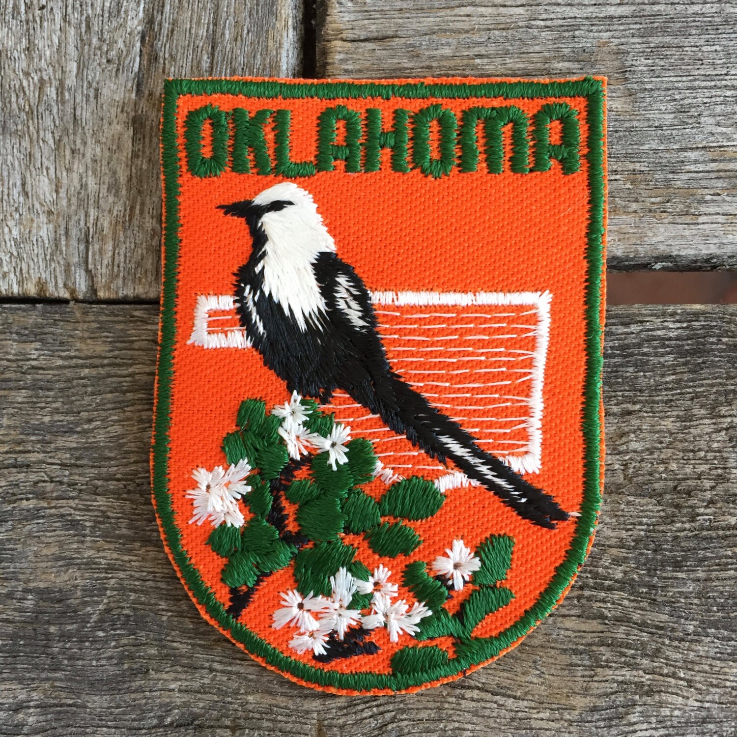 Oklahoma Vintage Souvenir Travel Patch from Voyager | Etsy
