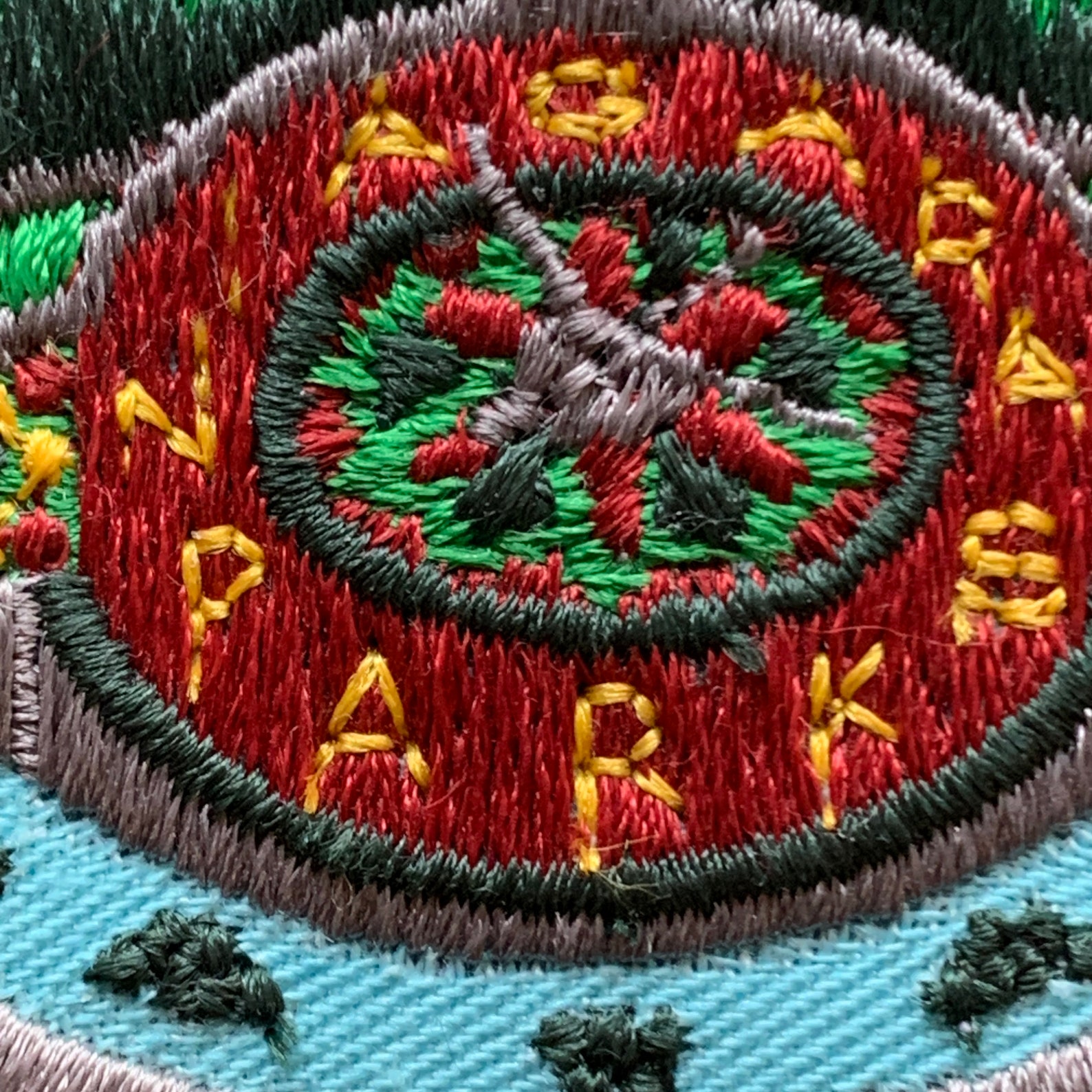 Floral Clock Niagara Falls Vintage Souvenir Travel Patch From - Etsy