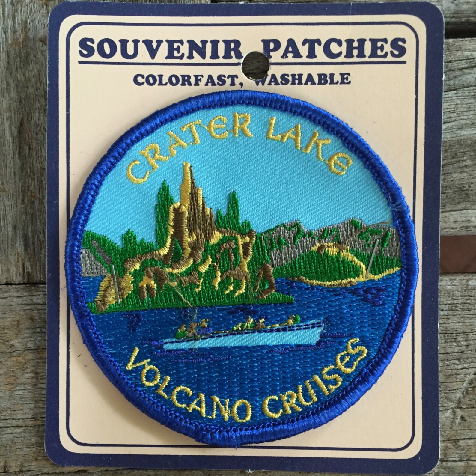 Crater Lake Volcano Cruises Vintage Souvenir Travel Patch - Etsy