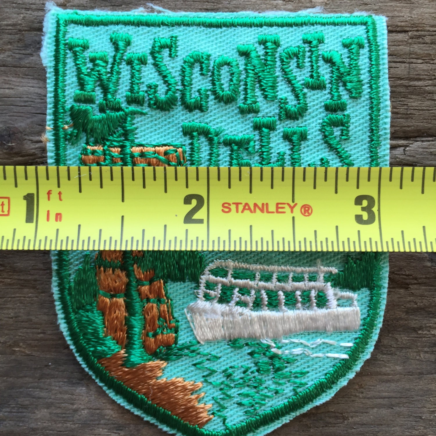 Wisconsin Dells Vintage Souvenir Travel Patch by Voyager - Etsy