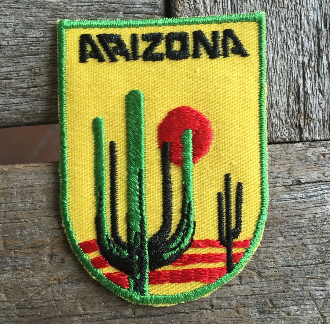 Arizona Vintage Souvenir Travel Patch From Voyager - Etsy
