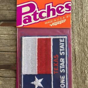 Texas Lone Star State Vintage Travel Souvenir Patch From Voyager - Etsy