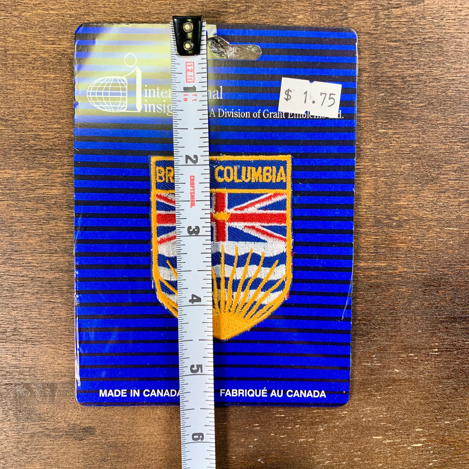 British Columbia Canada Vintage Souvenir Flag Patch | Etsy