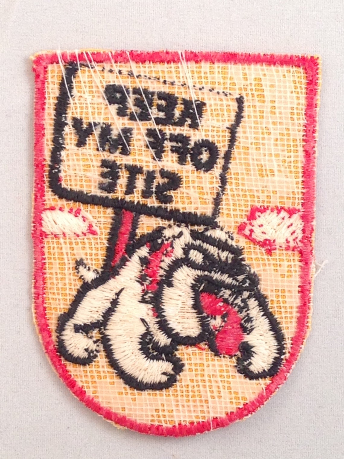 Keep off My Site Vintage Camping Travel Patch From Voyager - Etsy