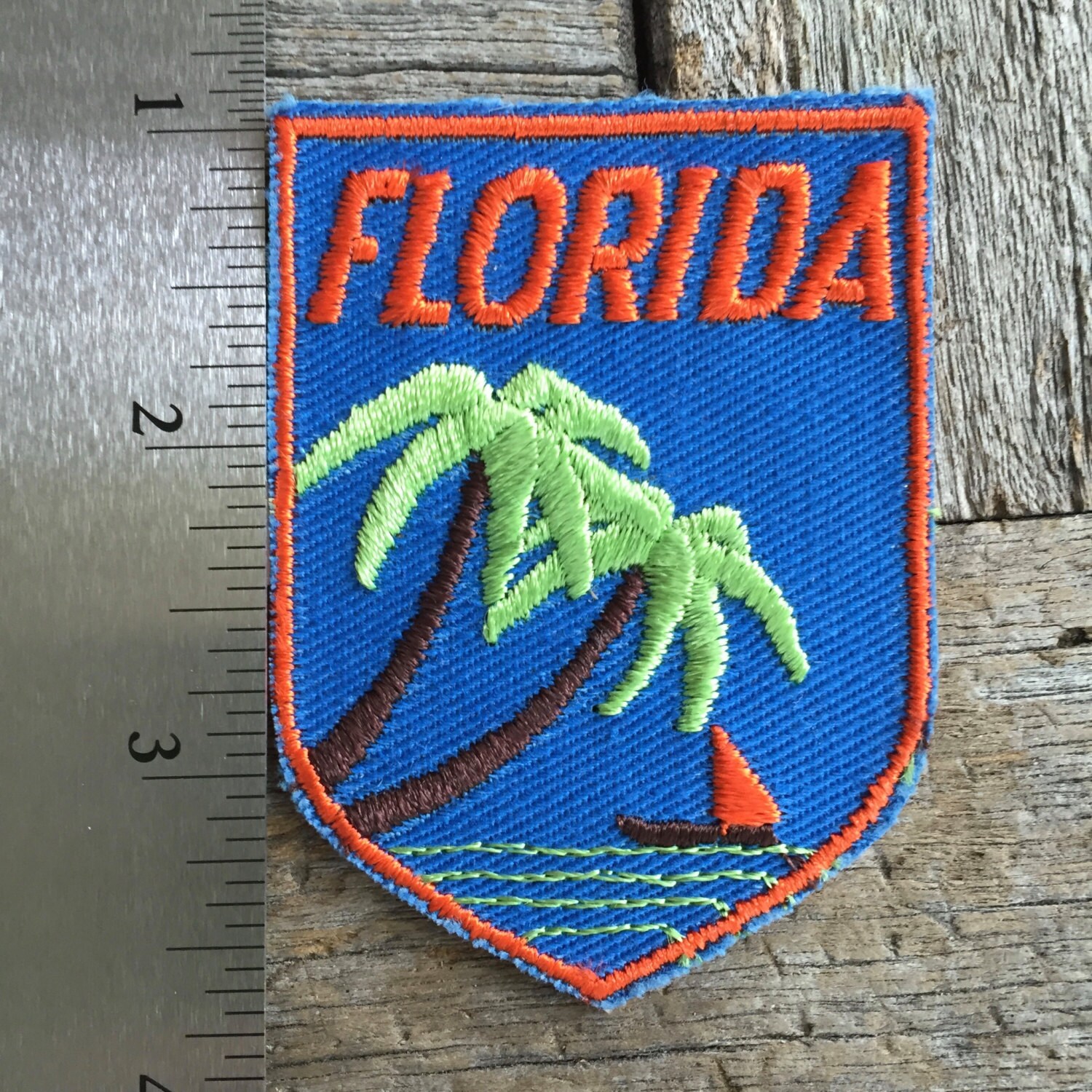 Florida Vintage Souvenir Travel Patch From Voyager | Etsy