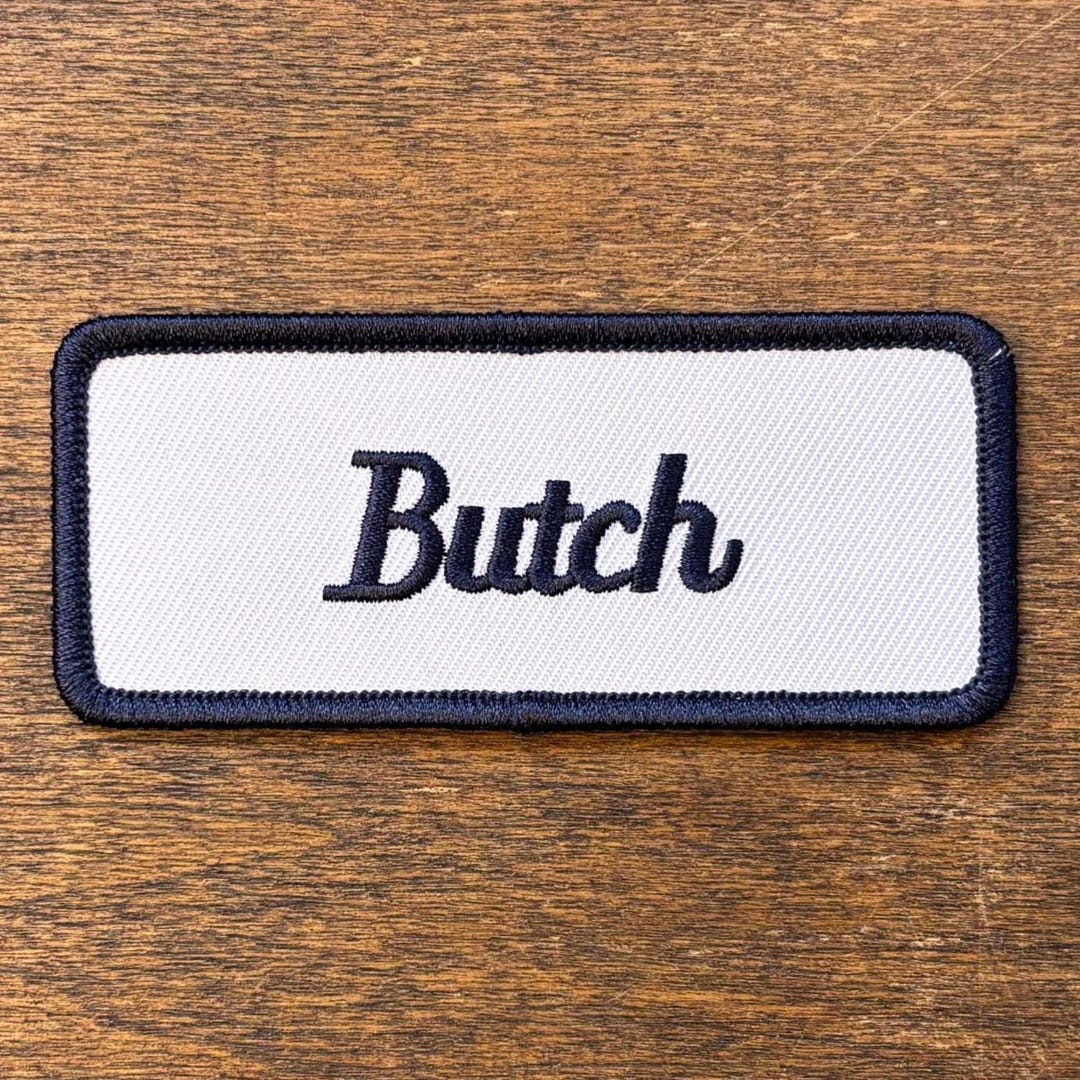 Butch Name Patch - Etsy