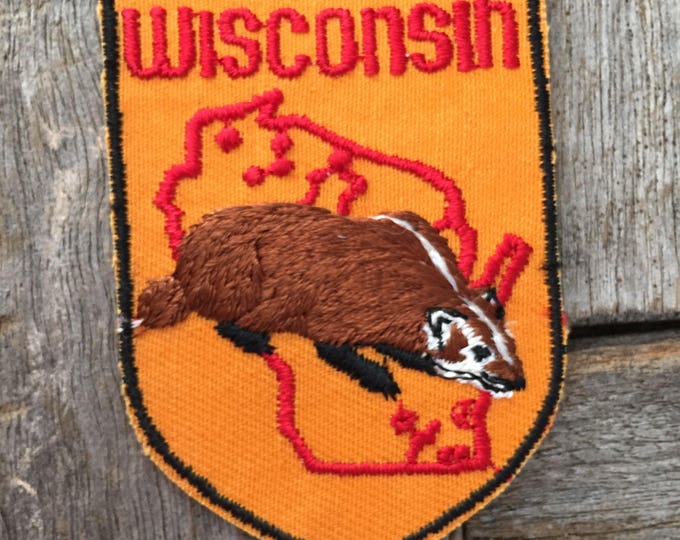 Wisconsin Vintage Souvenir Travel Patch by Baxter Lane - Etsy