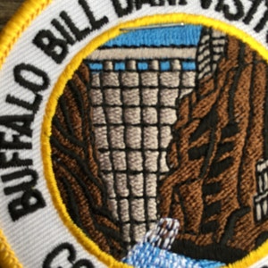 Buffalo Bill Dam Visitor Center, Cody, WY Vintage Souvenir Travel Patch ...