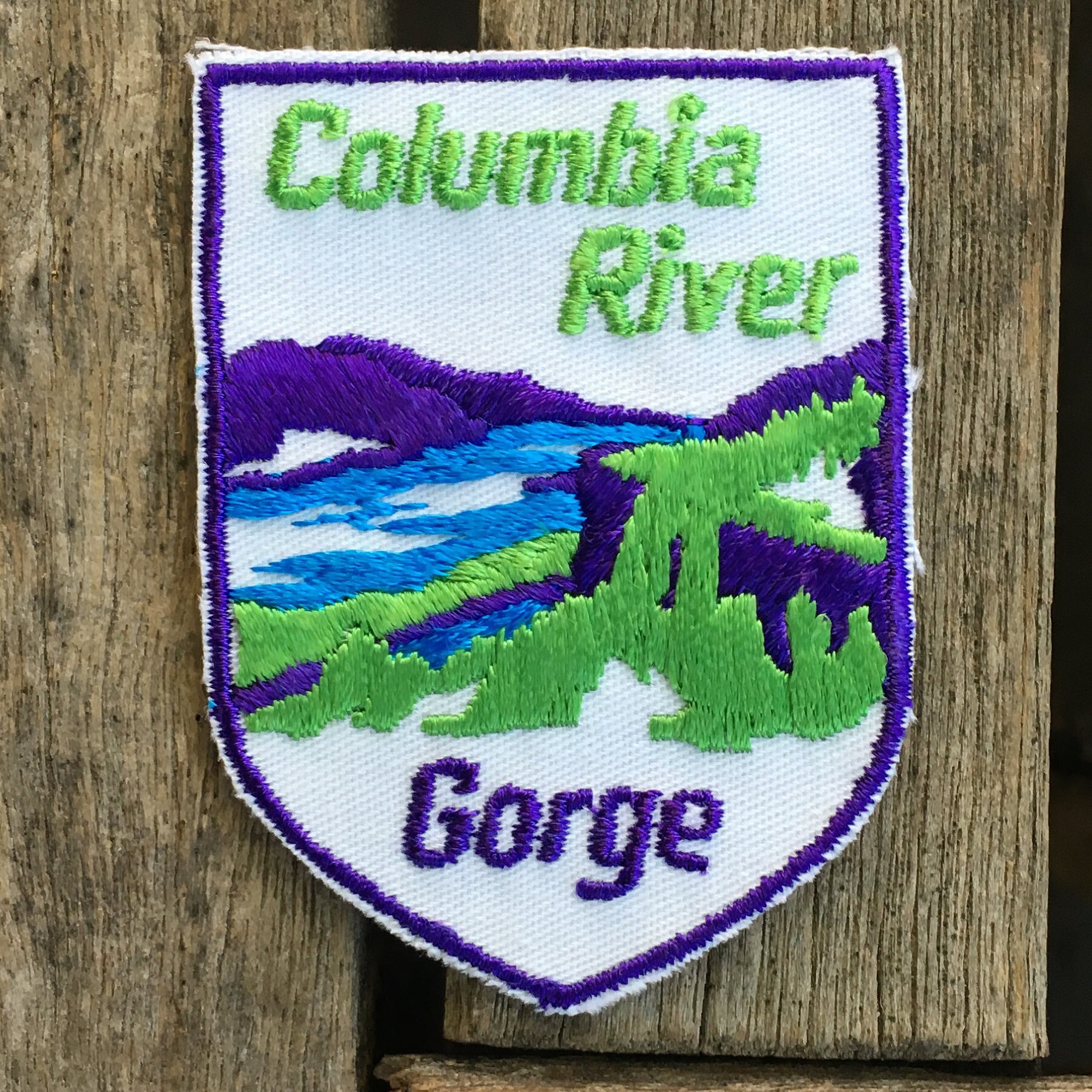 Columbia River Gorge Washington State Vintage Souvenir Travel | Etsy