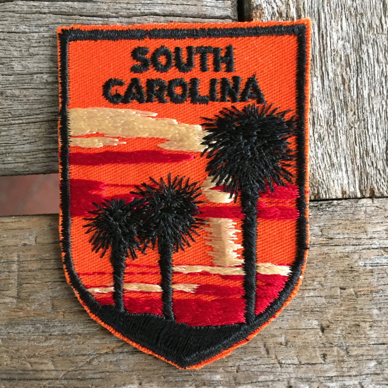 South Carolina Vintage Souvenir Travel Patch From Voyager - Etsy