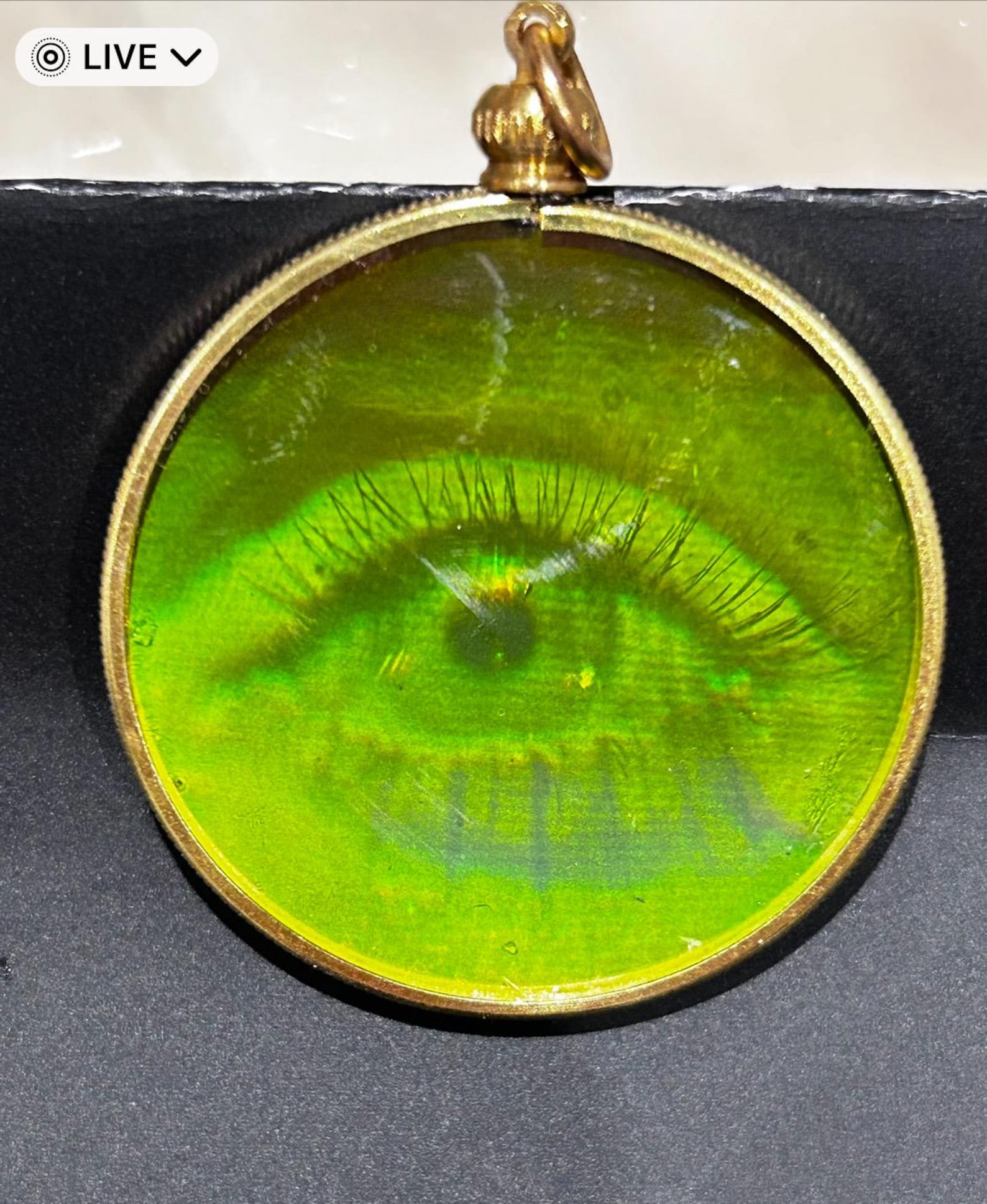 True 3D Laser Hologram the Eye. Keychain/ Pendant - 1.5” Dia Hologram ...