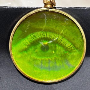 True 3D Laser Hologram the Eye. Keychain/ Pendant - 1.5” Dia Hologram ...
