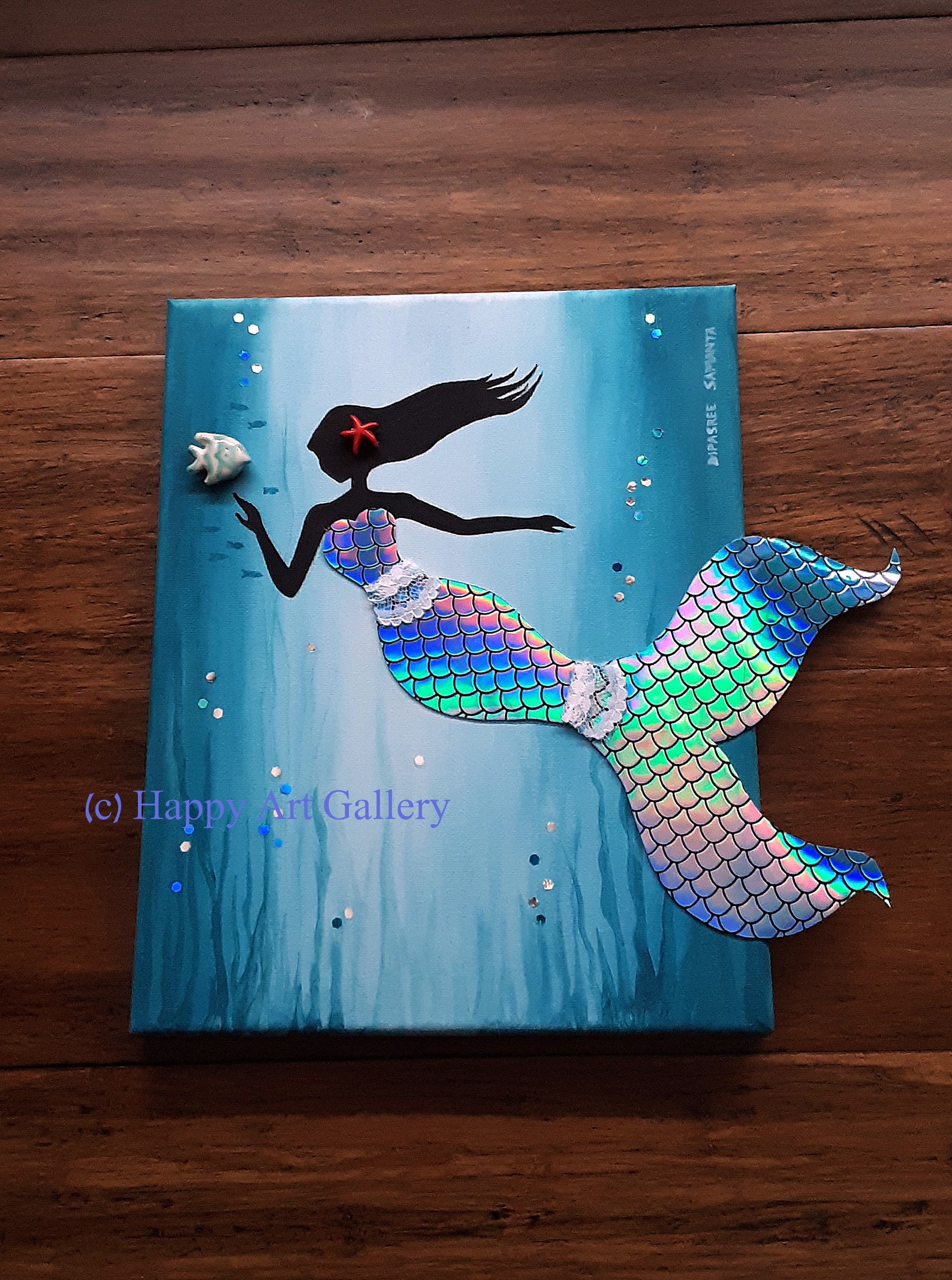 Mermaid Wall Art Mermaid Wall Decor Mermaid Wall Art for | Etsy