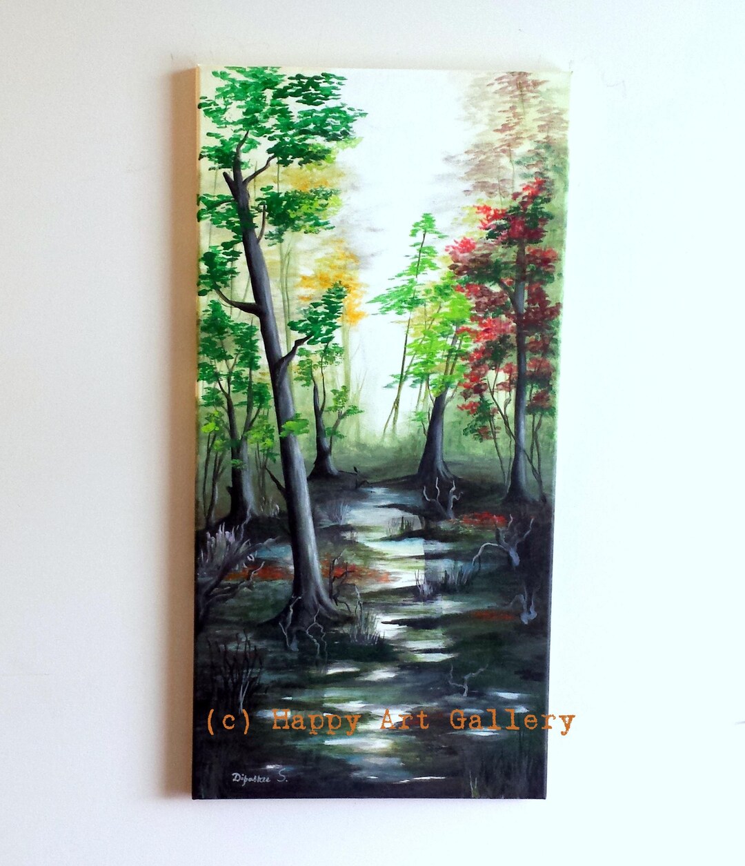 The Swamp- Landscape Painting Landscape Art Swamp Painting Landscape ...