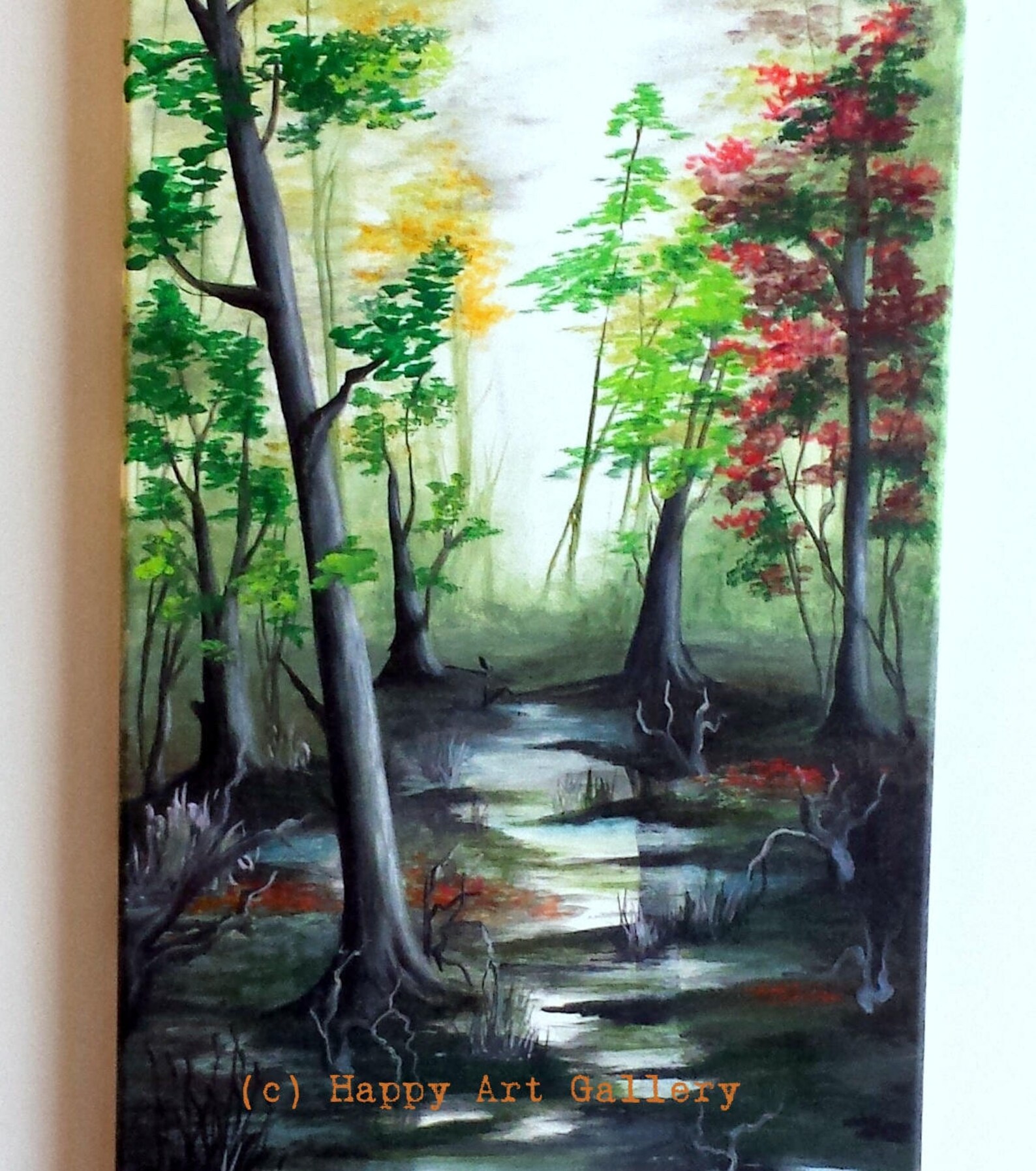 The Swamp Landscape Painting Landscape Art Swamp Painting - Etsy