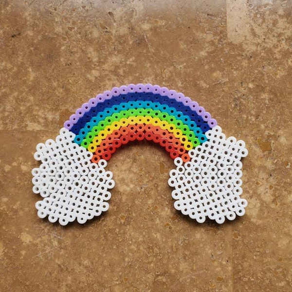 Rainbow Perler Bead - Etsy