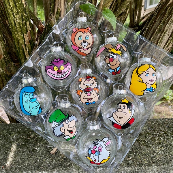 Alice In Wonderland Ornaments