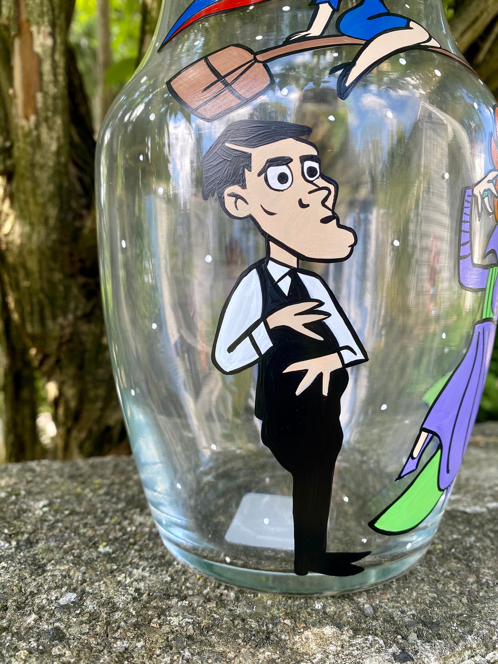 Bewitched Inspired Glass Vase | Etsy