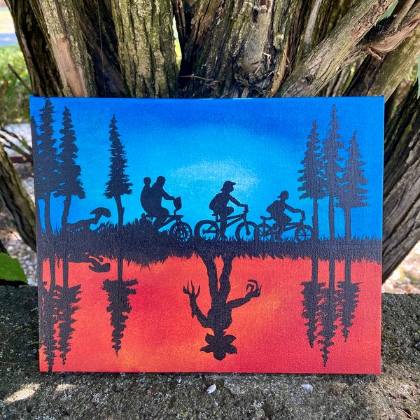 Strangers Things Painting - Etsy