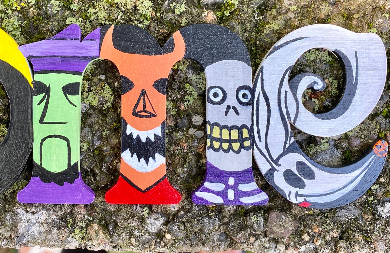 Nightmare Before Christmas Inspired Wooden Welcome Sign | Etsy